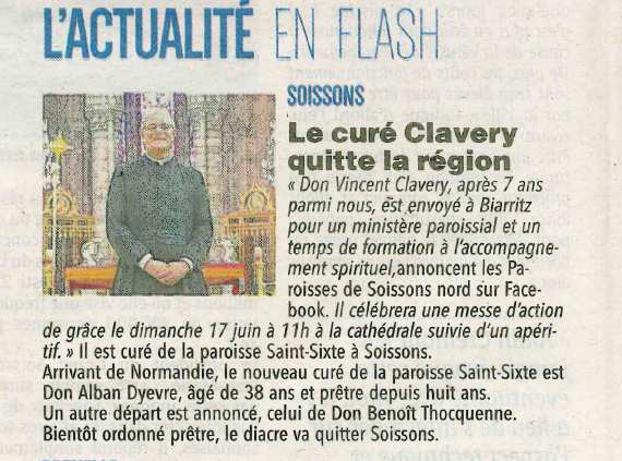 Messe d’action de grâce de Don Vincent CLAVERY – Archiconfrérie de ...